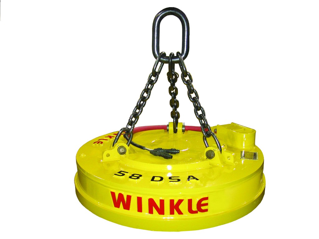 New OptiMag D-Series Scrap Magnets From Winkle Lift More For Less Cost ...
