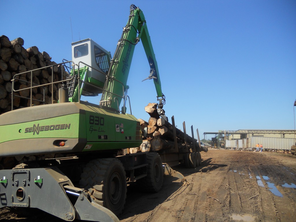 More Pull, Extra Height Pushes New SENNEBOGEN Log Handler To The ...