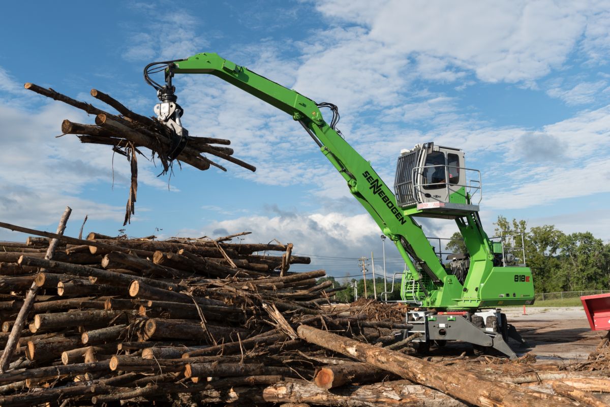 SENNEBOGEN 818 M Log-Handler Will Feed New “Clean Energy” Projects For ...